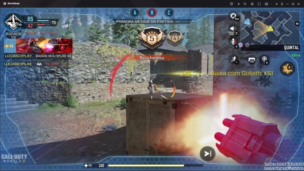 Call of Duty: Mobile! BAIXA FRENÉTICA c/ GOLIATH XS1 (HOVEC SAWMILL MAP ...