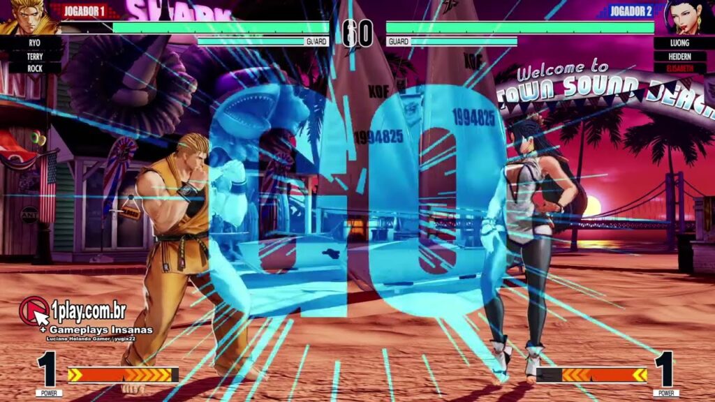 KOF XV! TERRY BOGARD, RYO SAKAZAKI , ROCK VS. LUONG, ELISABETH, HEIDERN ...