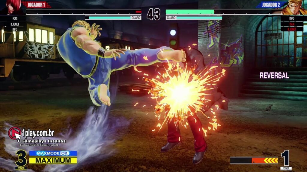 KOF XV! RYO, B.JENET, IORI YAGAMI VS. ISLA, B.JENET, RYO / THE KING OF ...
