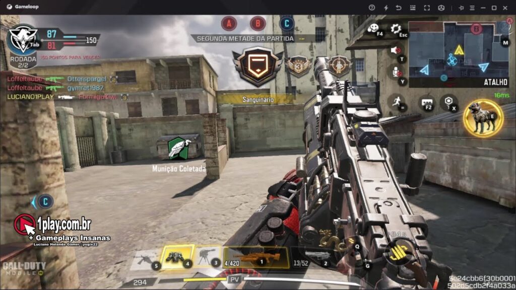 Call of Duty: Mobile! MESTRE! DE NOVO! RANKEADA! PARTIDA FRENÉTICA ...