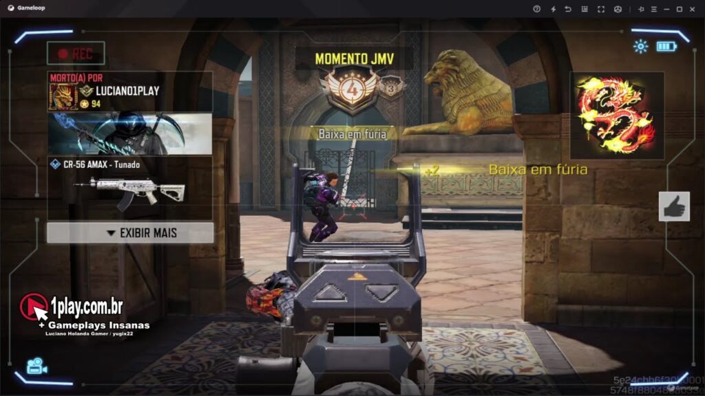 Call of Duty Mobile! MAPA DO LEÃO DE OURO GANHEI NOVA PERSONAGEM (OASIS ...