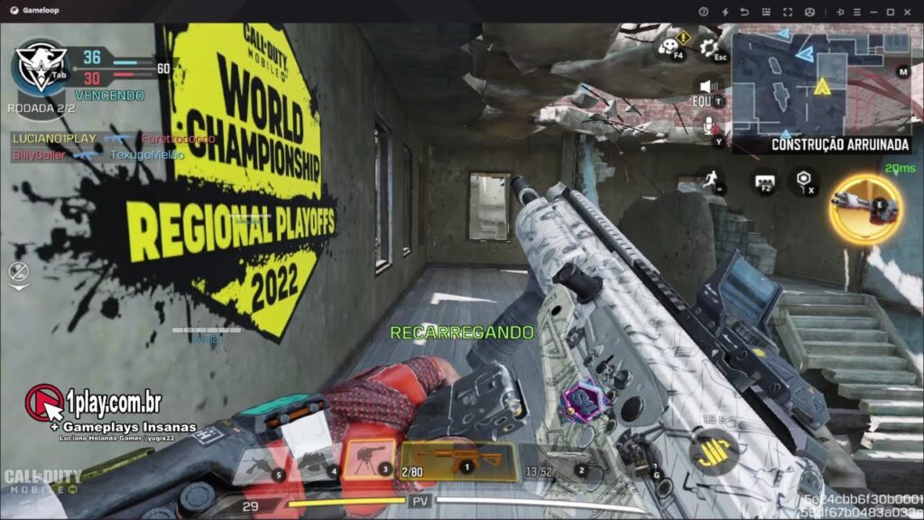Call of Duty: Mobile! METRALHADORA INSANA ATIRADOR DE ELITE! (CRASH MAP ...