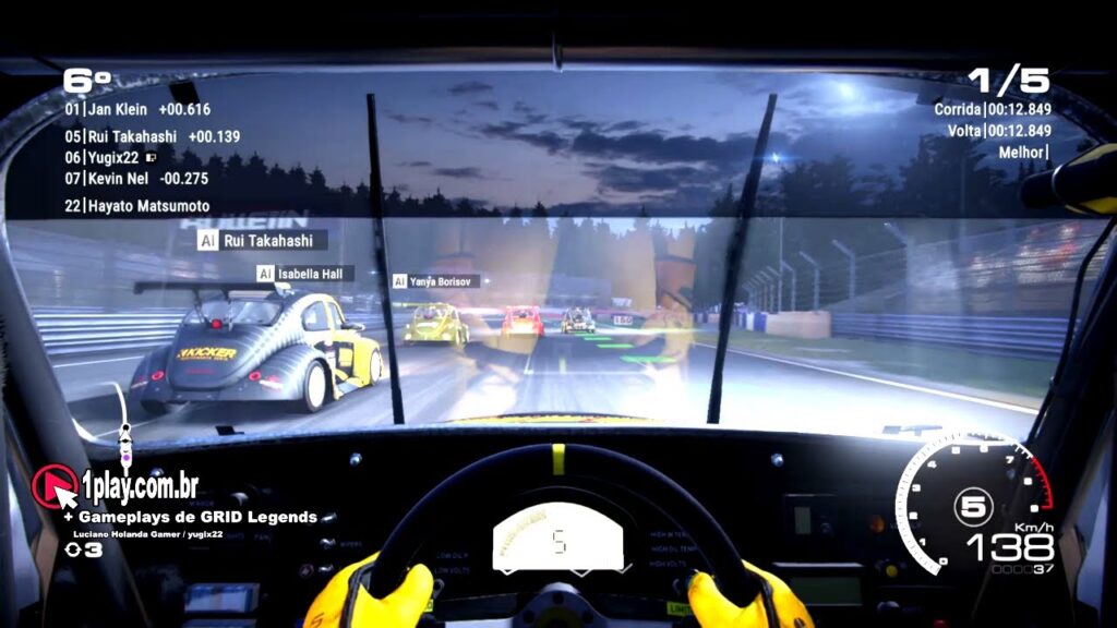 GRID Legends! VOLKSWAGEN CUP CAR / FUSCA! (SOUTH CIRCUIT B / RED BULL ...
