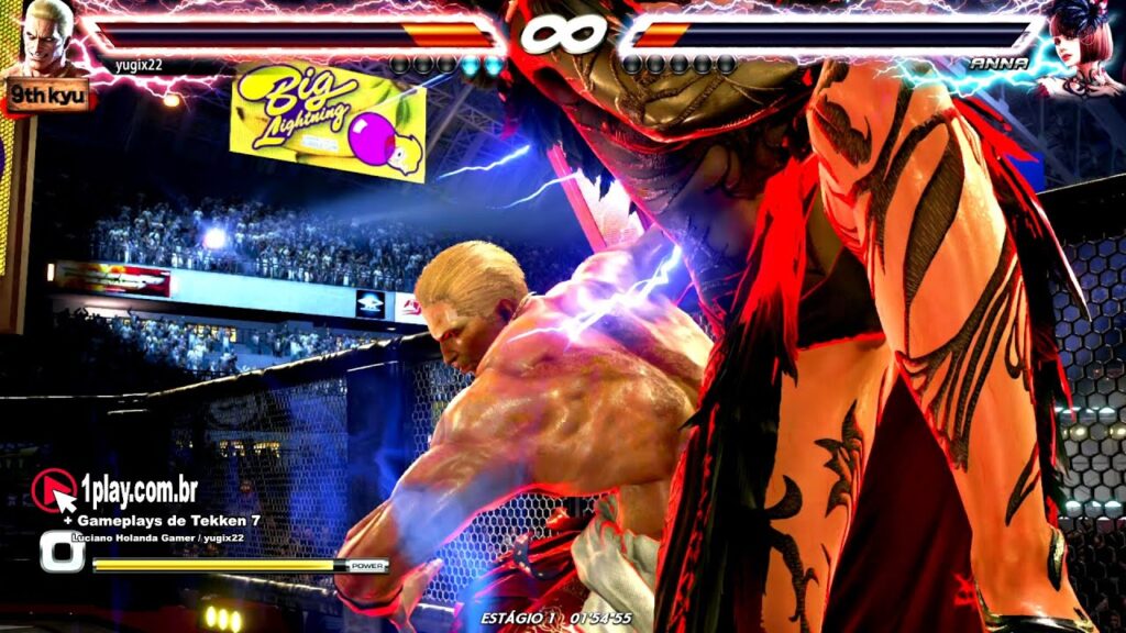 Tekken 7! Geese Howard (The King of Fighters SNK) vs. Anna Williams ...