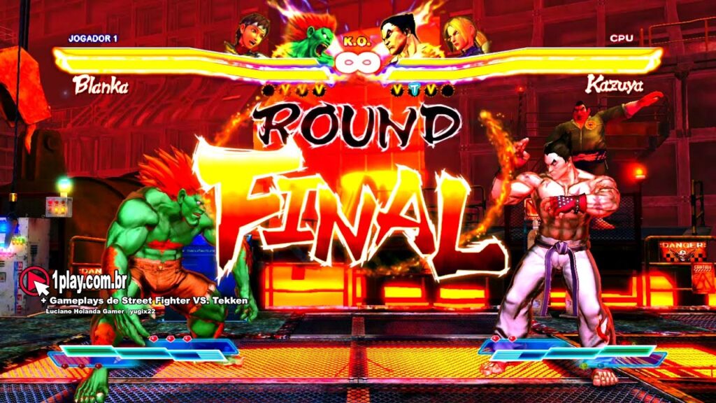 Street Fighter vs. Tekken! Blanka e Sakura vs. Kazuya e Nina no cenário ...