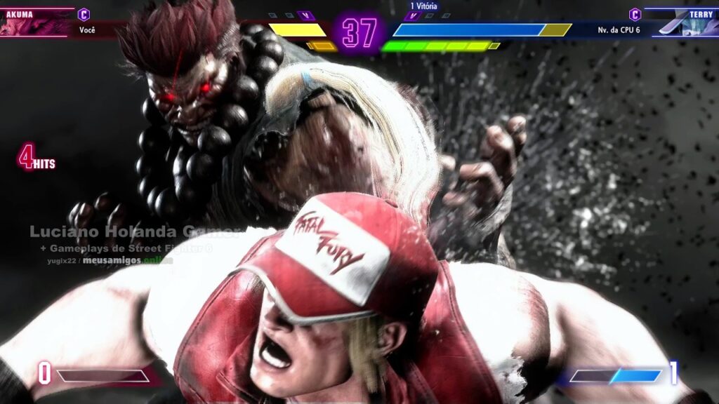 Akuma [ STREET FIGHTER 6 ! ] VS. Terry Bogard [ FATAL FURY ] Nayshall ...