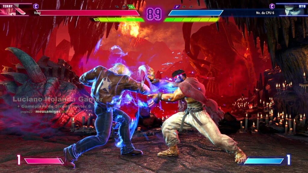 Terry Bogard [ FATAL FURY ] VS. Ryu [ STREET FIGHTER 6 ! ] Japão [ HARD ...
