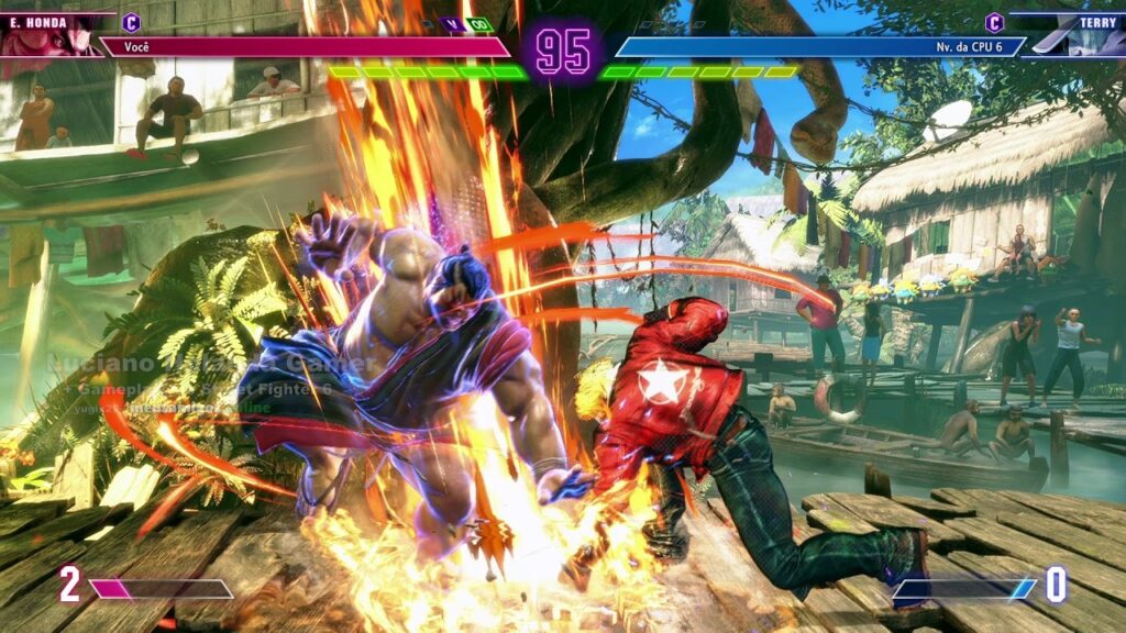 E. Honda [ STREET FIGHTER 6 ! ] VS. Terry Bogard [ FATAL FURY ] Brasil ...