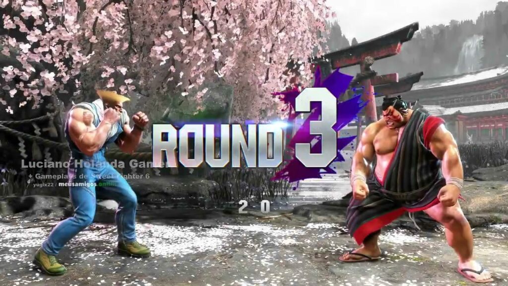 Guile VS. E. Honda (SF6) no Templo de Genbu | Japão [ GAMEPLAY | HARD ...