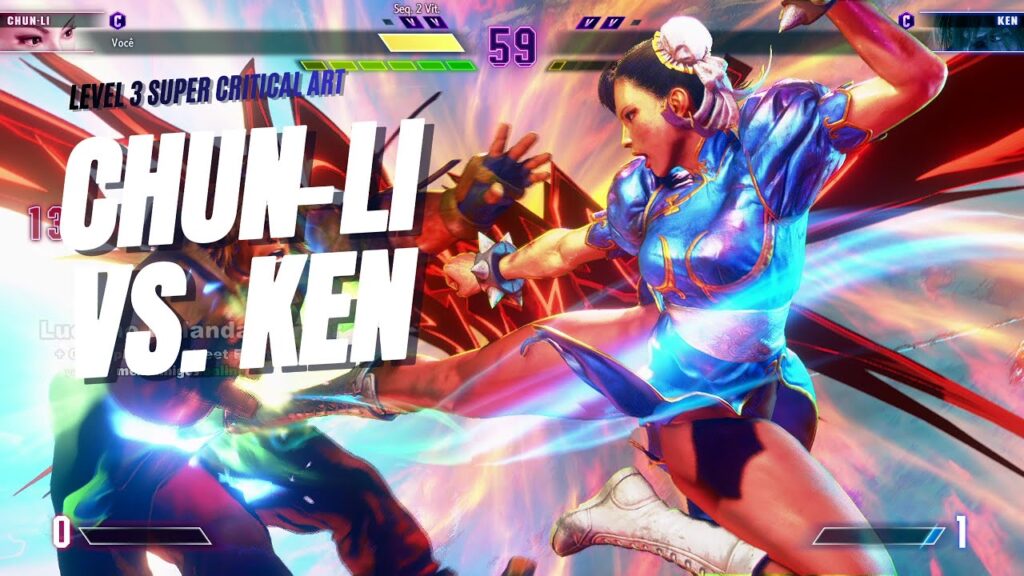 Chun-Li VS. Ken [ 4k Ultra HD ] estágio Tian Hong Yuan | China [ HARD ...