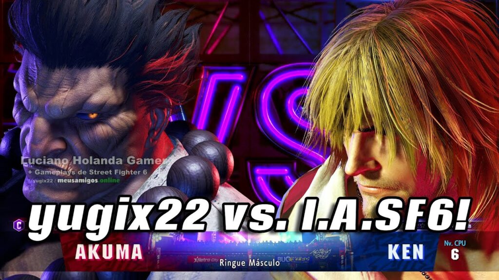 Akuma VS. Ken no Ringue Másculo | EUA [ 3 Wins to Win | Hard Mode ...