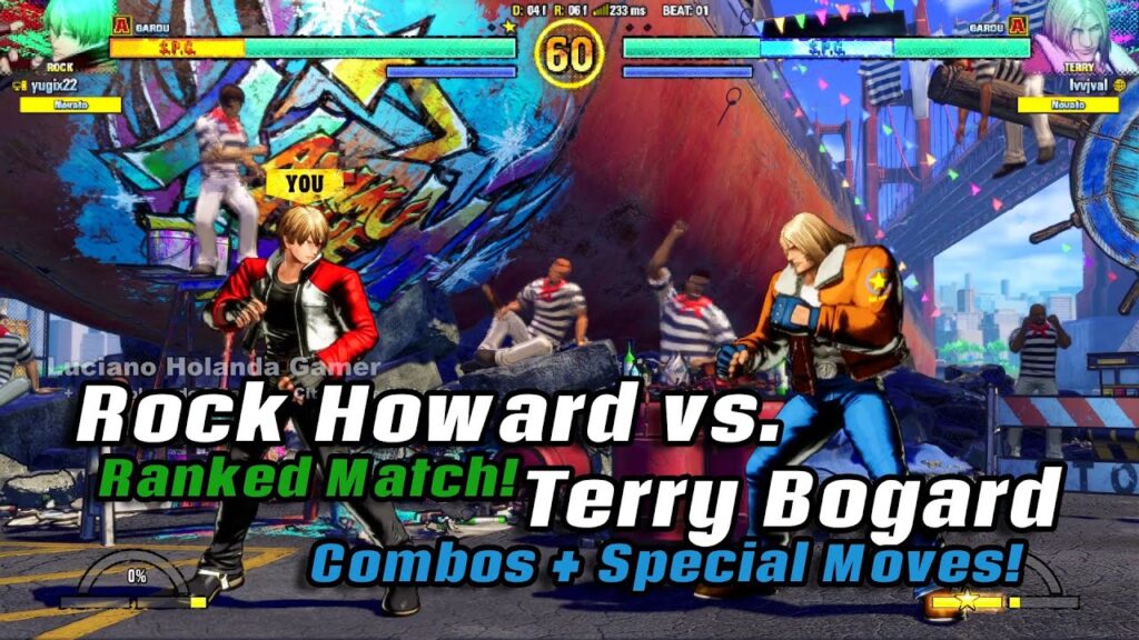 Rock Howard vs. Terry Bogard no Porto B. [ Ranked Match ] Fatal Fury ...